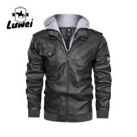 China Leather Plus Size Motorcycle Trench Jaqueta Windcheater Utility Outdoor Sports Jacket Trench Faux Fur Coat for sale