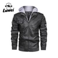 China Leather Plus Size Motorcycle Trench Jaqueta Windcheater Utility Outdoor Sports Jacket Trench Faux Fur Coat for sale
