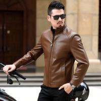 China Winter Vintage Ceket Utility Chaquetas Rectas Para Motosiklet Para Hombre Hombre Coat Pu Leather Jacket for sale