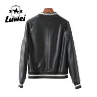 China Plus Size Stand Collar Leather Motorcyclejaqueta Windcheater Utility Outdoor Sports Women Faux Fur Jacket for sale