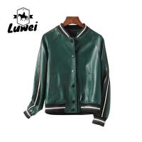 China Plus Size Stand Collar Leather Motorcyclejaqueta Windcheater Utility Outdoor Sports Women Faux Fur Jacket for sale