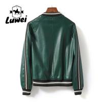 China Plus Size Stand Collar Leather Motorcyclejaqueta Windcheater Utility Outdoor Sports Women Faux Fur Jacket for sale