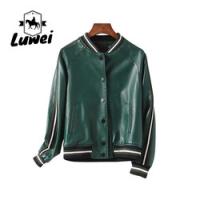 China Plus Size Stand Collar Leather Motorcyclejaqueta Windcheater Utility Outdoor Sports Women Faux Fur Jacket for sale
