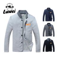 China Utility Palto Abrigos De Hombre Men's Slim Edition Single Buckle Solid Color Long Sleeve Collar Jacket for sale
