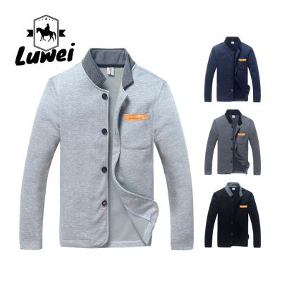 China Utility Palto Abrigos De Hombre Men's Slim Edition Single Buckle Solid Color Long Sleeve Collar Jacket for sale
