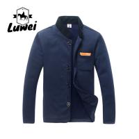 China Utility Palto Abrigos De Hombre Men's Slim Edition Single Buckle Solid Color Long Sleeve Collar Jacket for sale