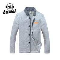 China Utility Palto Abrigos De Hombre Men's Slim Edition Single Buckle Solid Color Long Sleeve Collar Jacket for sale