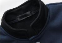 China Utility Palto Abrigos De Hombre Men's Slim Edition Single Buckle Solid Color Long Sleeve Collar Jacket for sale