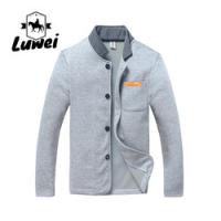 China Utility Palto Abrigos De Hombre Men's Slim Edition Single Buckle Solid Color Long Sleeve Collar Jacket for sale