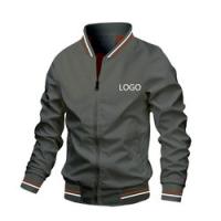 China Professional Winter Bomber Outdoor Trending Softshell Utility Sportswear Thin Stand Collar Men Full Warm Jackets for sale