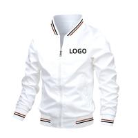 China Cheap wholesale men's custom windbreaker jackets 100% polyester men's Windproof jackets for sale