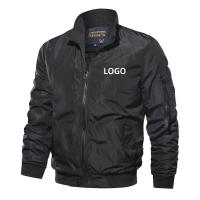 China Custom Men's Clothes 2023 Fall Winter Men's Jacket Windproof Autumn Long Sleeve Casual Jacket Coat Bomber Jacket for sale