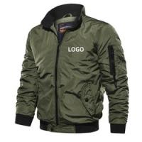 China Custom Men's Clothes 2023 Fall Winter Men's Jacket Windproof Autumn Long Sleeve Casual Jacket Coat Bomber Jacket for sale