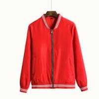 China New Bomber Casual Jacket Men's Jacket Men Youth Double-sided Pilot Fattening Plus Size Stand Polyester Zipper Jacket Knitted for sale