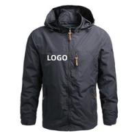 China men Hooded Softshell Jacket Tactical Jacket with Fleece Lined for Hiking Travel Work Casual Water Resistant Black for sale
