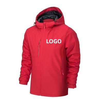 China Custom Hand Pockets Turn Down Collar Zip Up Lined Front Durable Chino Twill Cotton Workwear Heavy Cotton Work Jacket for Men for sale