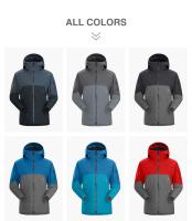 China Men's Hiking Breathable Jacket Waterproof Lightweight Windbreaker Windproof With Hooded Customized LOGO OEM Service for sale