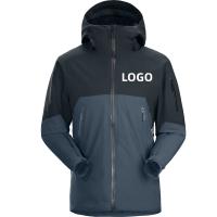 China 2023 Wholesale Custom embroidery logo waterproof Zipper softshell Jacket Polyester coats Windbreaker jacket for men for sale