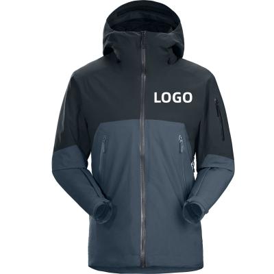 China 2023 Wholesale Custom embroidery logo waterproof Zipper softshell Jacket Polyester coats Windbreaker jacket for men for sale