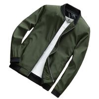 China wholesale custom design High quality Mens jacket coat ultra-thin Leica clothes Casual Coat Slim Fit Jacket bomber jacket men for sale