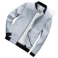 China wholesale custom design High quality Mens jacket coat ultra-thin Leica clothes Casual Coat Slim Fit Jacket bomber jacket men for sale