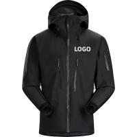 China Men's Waterproof Jacket Outdoor Sport Soft Shell With Hood Jacket Running Hiking Rain Jacket windbreaker for sale