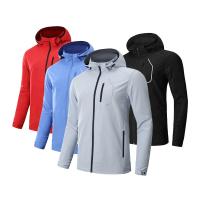 China Lightweight Street Formal Style All Season Men Windbreaker Jacket Quick Dry Water resistant Hooded Jacket for sale