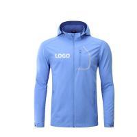 China Spring Autumn Men Sports Windbreaker Sportswear Unisex With Hood Detachable Windproof Jacket for sale