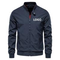 China Custom Hombres New Casual Jacket Men's Spring And Fall Sport Solid Color Coat Men's Fashion Casual Simple Jackets for sale