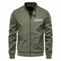China Custom Hombres New Casual Jacket Men's Spring And Fall Sport Solid Color Coat Men's Fashion Casual Simple Jackets for sale