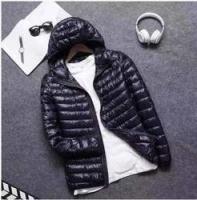 China Blank Hooded Warm Down Jacket Casual Lightweight Winter Men Jackets for sale