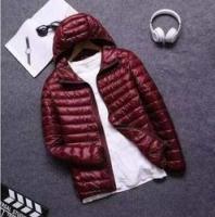 China Blank Hooded Warm Down Jacket Casual Lightweight Winter Men Jackets for sale