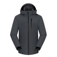 China Custom Utility Golf Waterproof Jacket Outwear Coat Waterproof Rain Suits OEM Pockets Black Nylon Softshell Jacket for Men for sale