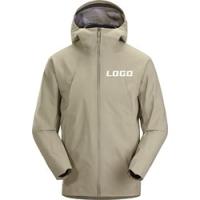 China 2023 High Quality Custom LOGO Blank Waterproof for Jacket Winter Softshell Unisex Hooded Outdoor Windbreaker Men Jacket for sale