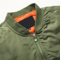China Winter Custom Mens Bomber Jacket Zipper Windproof Quilted Jacket for sale