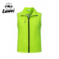 China New Male Casual Summer Big Size Reflective Slim Fit Lapel Utility Zipper Thin Workwear Waistcoats Oversized Vests for Men for sale