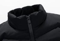 China Customized Design Solid Warm Outwear Zip Sleeveless Utility Slim Cotton Quilted Waistcoat Men Plus Size Vest for sale