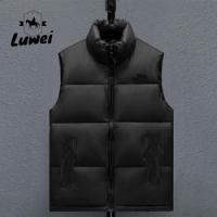 China Winter Clothing Thick Gilets Quilted Warm Utility Contrasting Colors Sleeveless Waistcoat Vest Plus Size Vest Men for sale