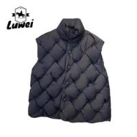 China Customizable Style Slimming Solid Utility Utility Outdoor Work Backpack Tops Quilted Waistcoat Men's Sleeveless Vest for sale