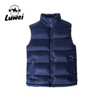 China Casual Slimming Cotton Filled Top Sleeveless Travel Fashing Utility Weighted Quilted Plus Size Men's Vests & Waistcoats for sale