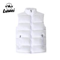 China Casual Slimming Cotton Filled Top Sleeveless Travel Fashing Utility Weighted Quilted Plus Size Men's Vests & Waistcoats for sale