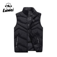 China Winter Classic Plus Size Top Clothes Zipper Thick Utility Sleeveless Warm Cotton-padded Waistcoat Men Vest for sale