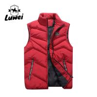 China Winter Classic Plus Size Top Clothes Zipper Thick Utility Sleeveless Warm Cotton-padded Waistcoat Men Vest for sale
