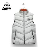 China Winter Classic Plus Size Top Clothes Zipper Thick Utility Sleeveless Warm Cotton-padded Waistcoat Men Vest for sale
