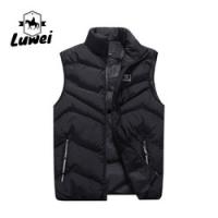 China Winter Classic Plus Size Top Clothes Zipper Thick Utility Sleeveless Warm Cotton-padded Waistcoat Men Vest for sale