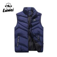 China Winter Classic Plus Size Top Clothes Zipper Thick Utility Sleeveless Warm Cotton-padded Waistcoat Men Vest for sale