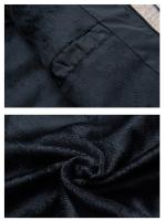 China Winter Black Polyester Cotton Thick Hooded Utility Slim Fit Sleeveless Man Cotton Quilted Waistcoat Vest for sale