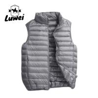 China Fashion Plus Size Padded Coats Slim Fit Compression Utility Bubble Waistcoat Sleeveless Quilted Clothes Men Top Vest for sale