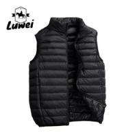 China Fashion Plus Size Padded Coats Slim Fit Compression Utility Bubble Waistcoat Sleeveless Quilted Clothes Men Top Vest for sale