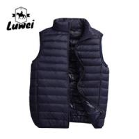 China Fashion Plus Size Padded Coats Slim Fit Compression Utility Bubble Waistcoat Sleeveless Quilted Clothes Men Top Vest for sale